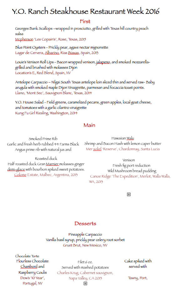 Steakhouse in Downtown Dallas Ready for DFW Restaurant Week - Y.O ...